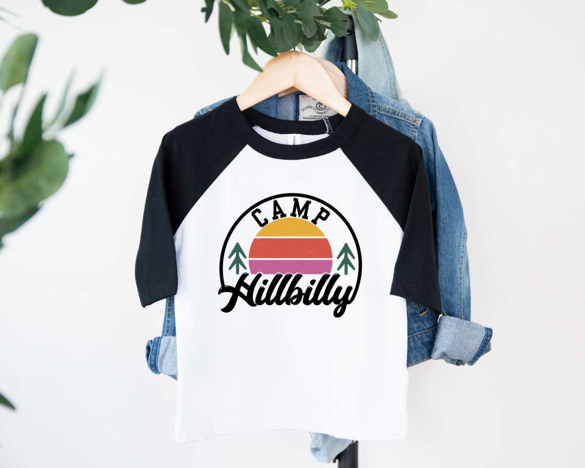 Camp Hillbilly - Baseball T – Hillbilly Nutrition